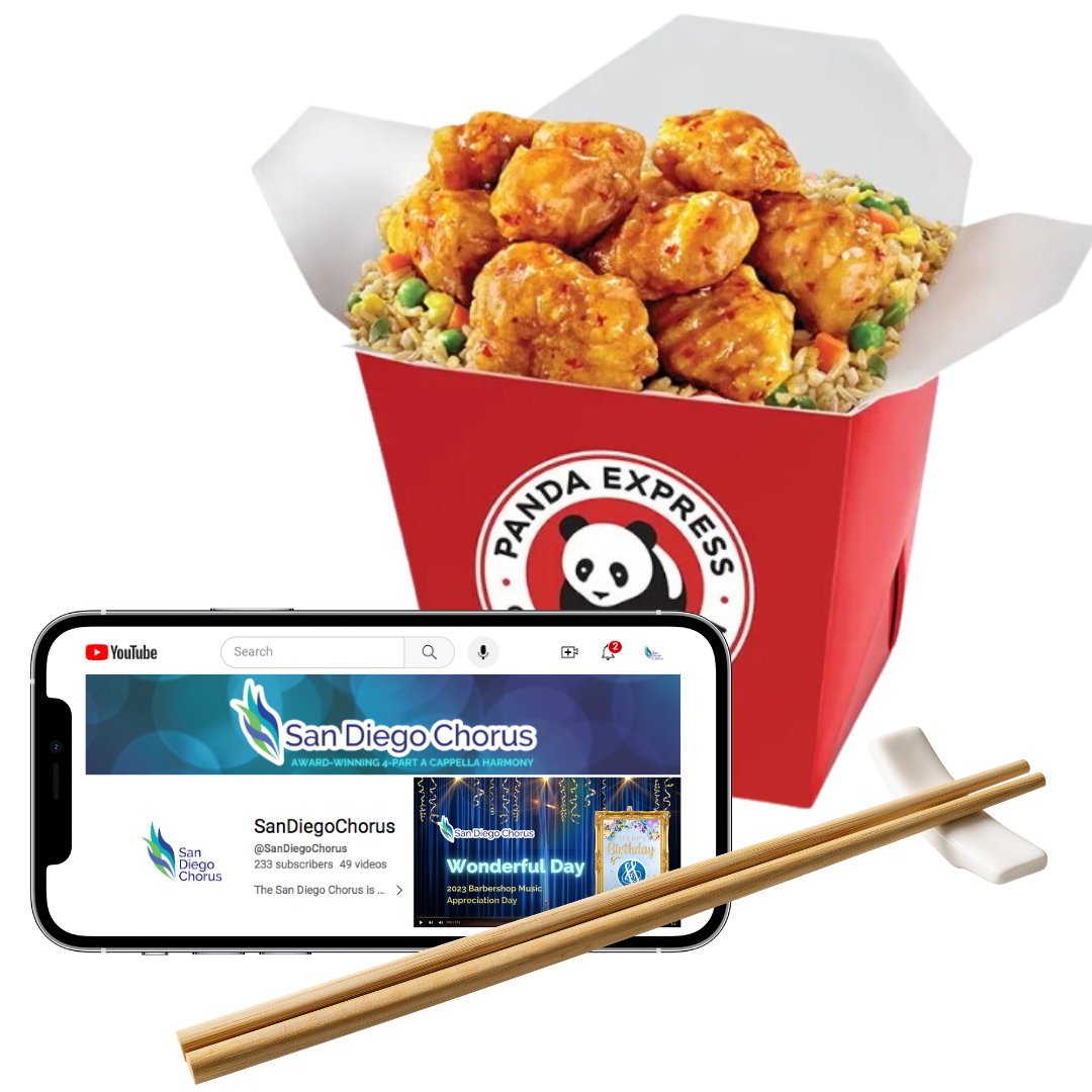 Support the San Diego Chorus by ordering from Panda Express on August ...