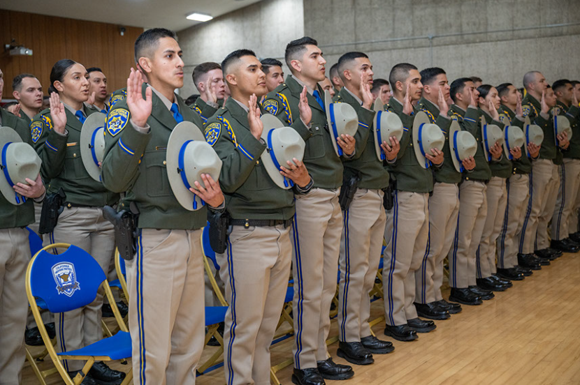 105 New Officers of the California Highway Patrol Take the Oath of ...